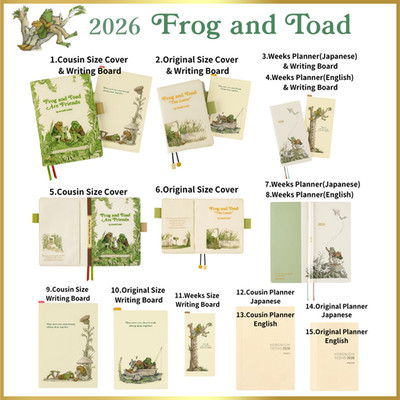 2026 Hobonichi Techo Frog and Toad Notebook cover Cousin Loft Limited ...