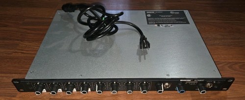 SHURE SCM800 8-Channel Microphone Mixer - Rack Mountable with Audio ...