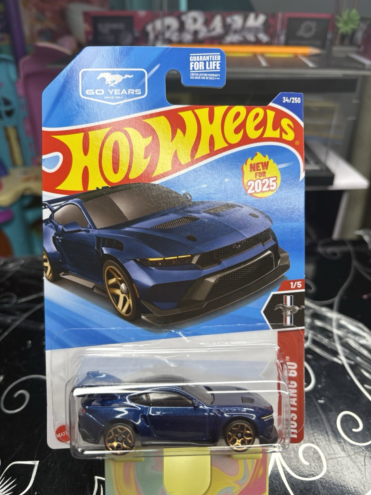 Hot Wheels Ford Mustang Gtd 34/250 Hw Mustang 60 Series Blue | eBay