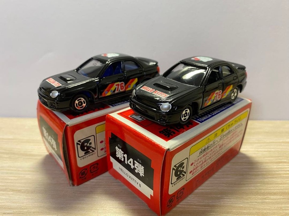 Tomica Assembly Factory Vol. 14 Subaru Impreza WRX Hello Kitty 6-Car ...
