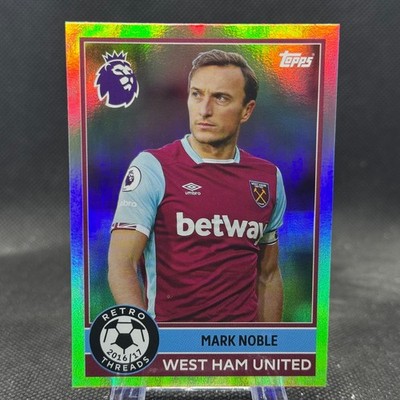 Mark Noble 2026 Topps Premier League EPL Retro Threads West Ham United ...