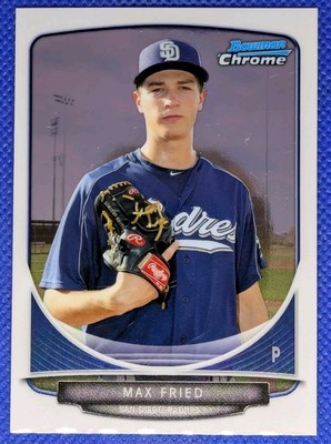 2013 Bowman Chrome MAX FRIED #BCP138 Prospect San Diego Padres | eBay
