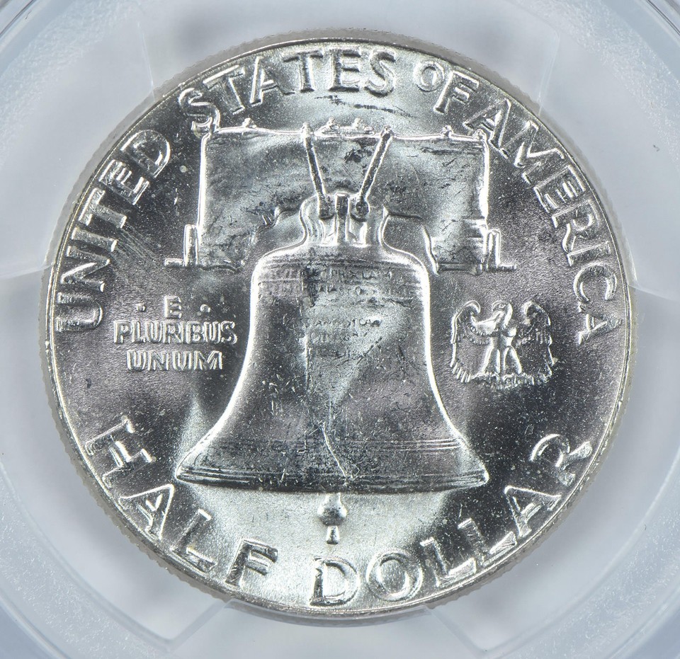 1955 Franklin Half Dollar Boston Collection MS64 PCGS Blue Label *9235 ...