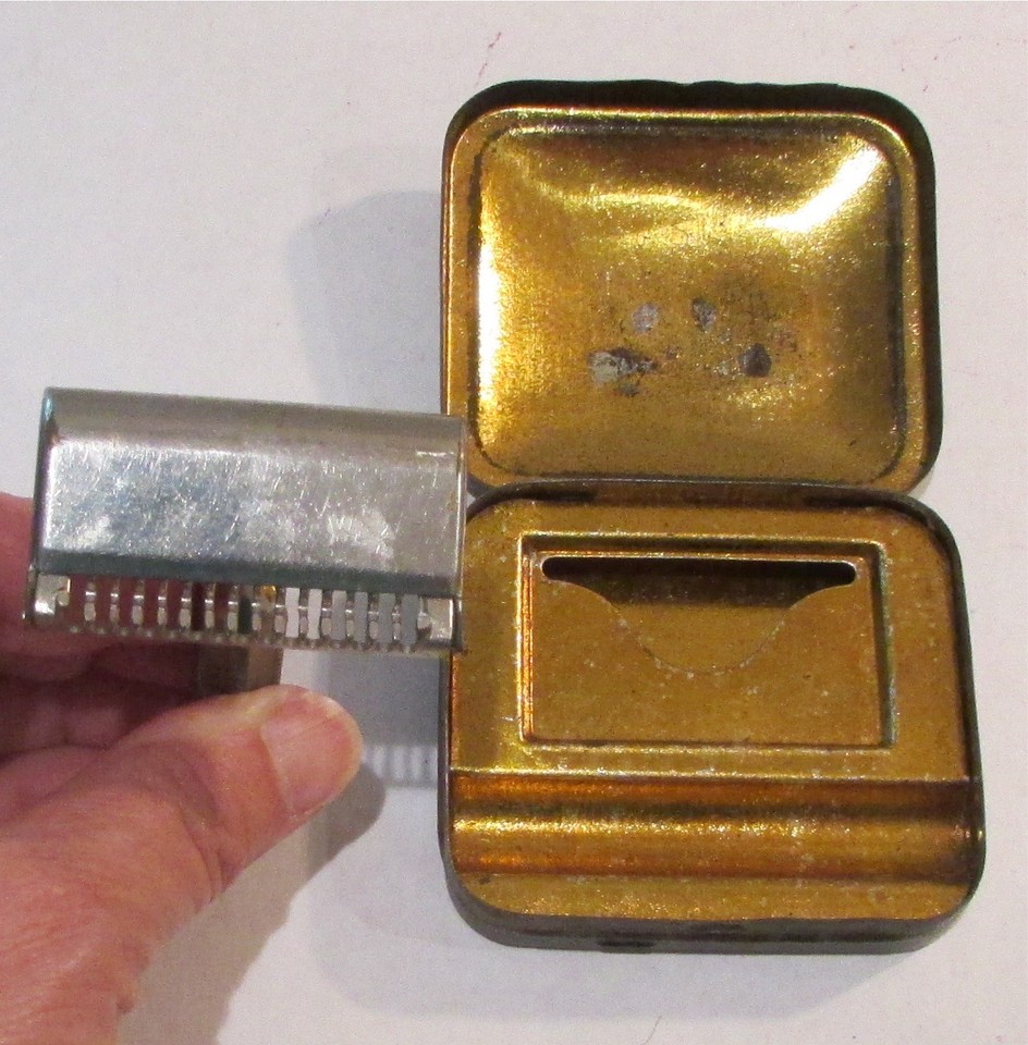 5 Vintage Ever Ready Safety Razor Blade Case Cardboard Metal Box | eBay