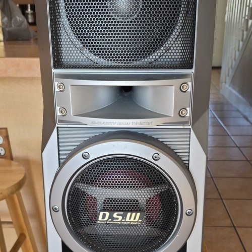 DSW Direct Radiating Super Woofer Clarity Horn Tweeter Standing Speaker ...