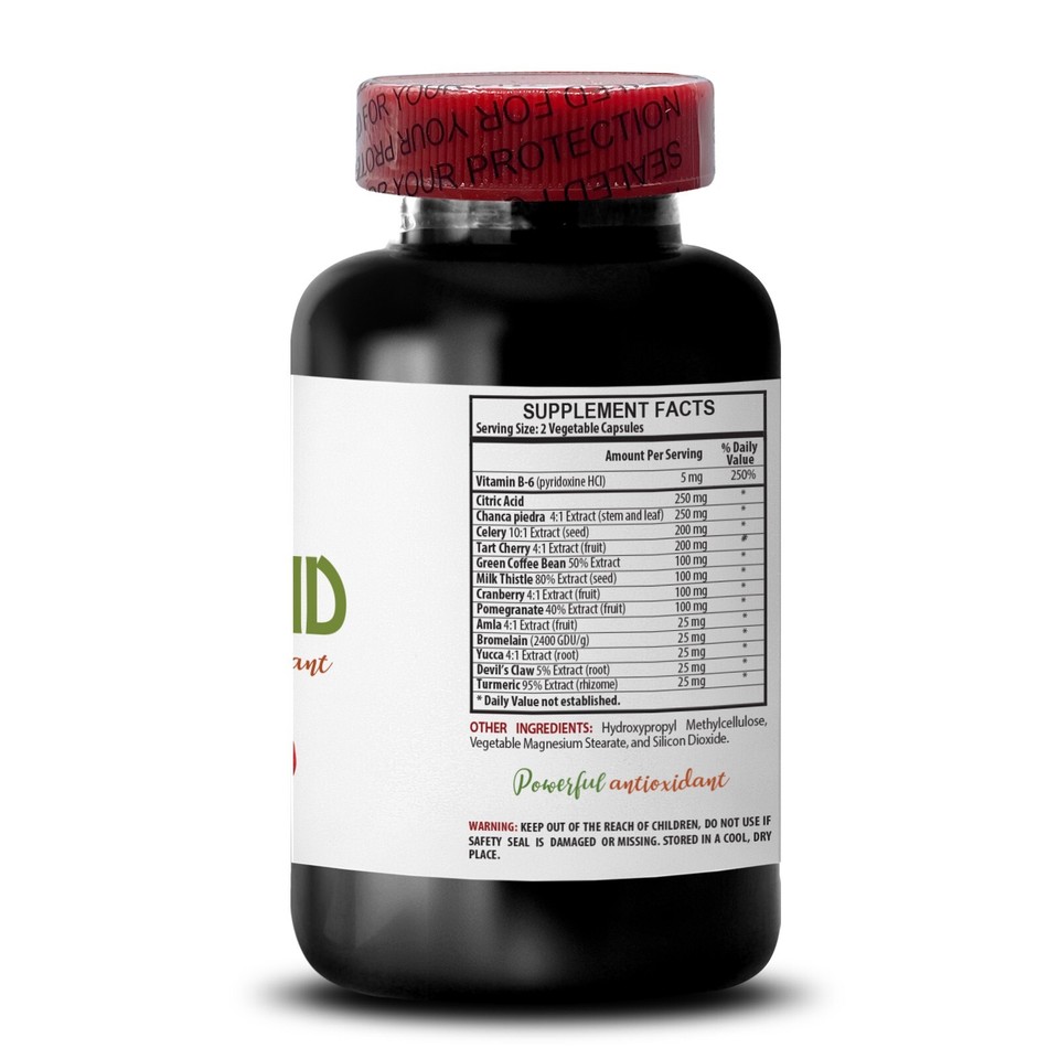 URIC ACID CLEANSE - Devil's Claw Root, Amla Fruit, Citric Acid - 2 ...