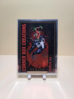 2024 Marvel Masterpieces 92 Platinum Corner Box Creations Venom #CB-9 ...
