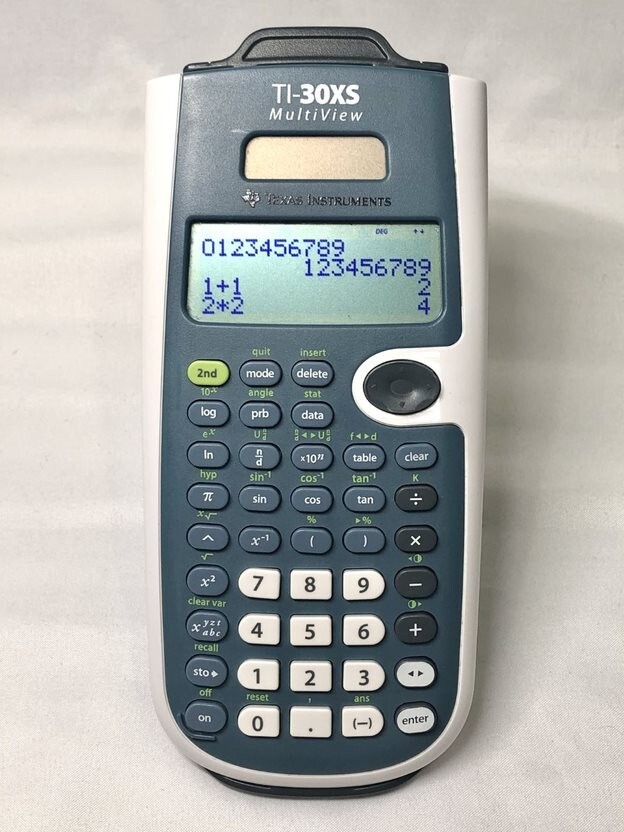 Texas Instruments TI-30XS MultiView Scientific Calculator - Blue ...