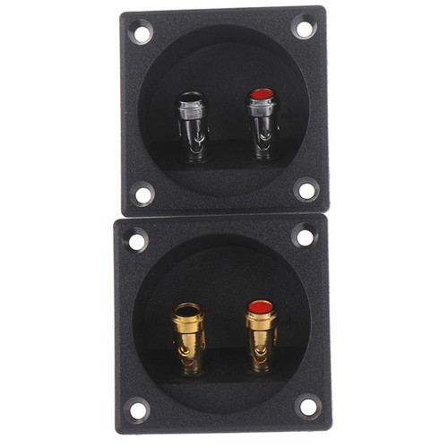2Pcs Subwoofer Speaker Terminal Connectors Stereo Plug Speaker Boxes ...