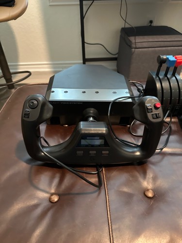 Logitech Flight Yoke Throttle System - Black | eBay