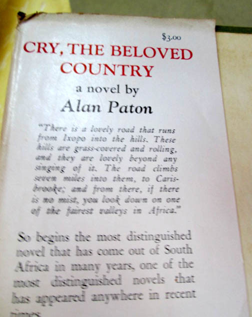 CRY The BELOVED COUNTRY,1948,Alan Paton,1st Edition,DJ | eBay