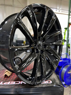 4 New 2021 Cadillac ESV Escalade Wheels 26x10 Gloss Black OE 26 ...
