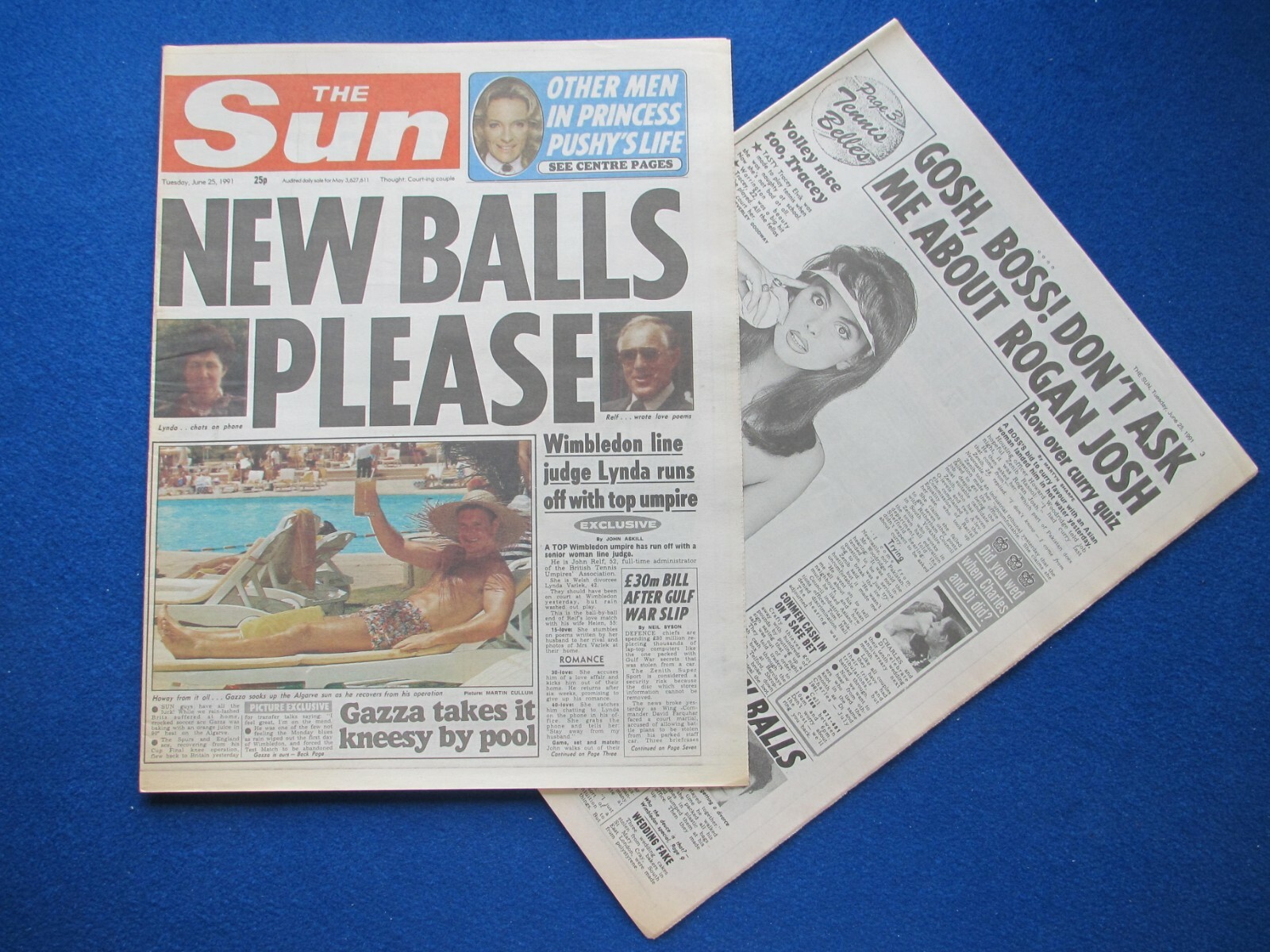 ' The Sun ' Complete original Newspapers 1991 - Your Birthday ? Page 3 ...