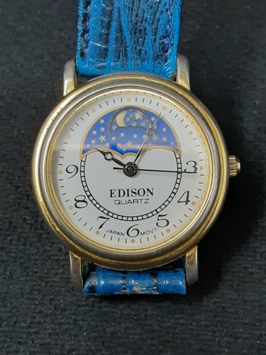 Edison Quartz Moonphase Watch | eBay