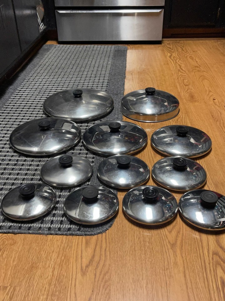Revere Ware Lids Lid Replacement Stainless Steel 5,6,7,8,9,10,11 In ...