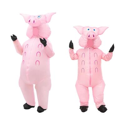 Inflatable Pig Costume Farm Animal Costume for Festival Masquerade ...