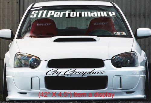 Windshield decal Performance sticker banner graphics window for or fit ...