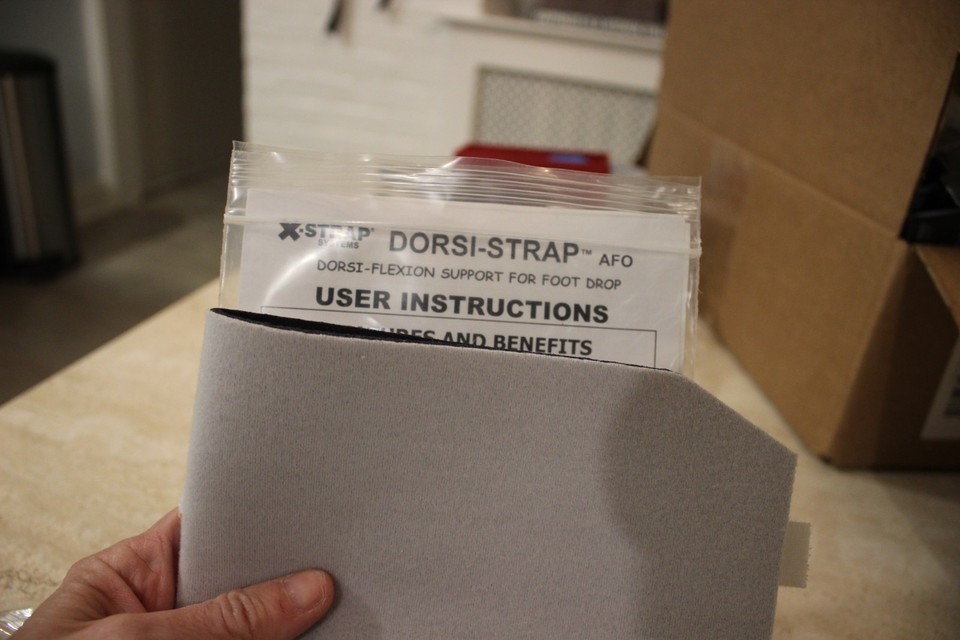 BRAND NEW X-STRAP, DORSI-STRAP, PRO (WHITE) Foot Drop, AFO, XSTRAP | eBay
