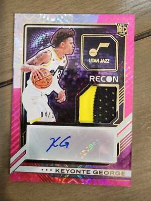 Keyonte George 2023-24 Recon RPA Rookie RC Auto FOTL PINK /18 | eBay