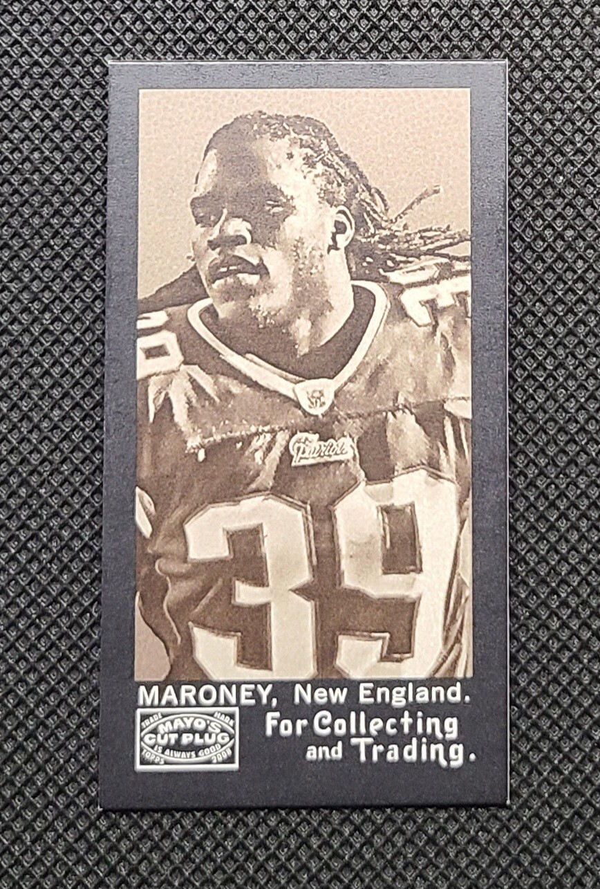 2008 Topps Mayo Laurence Maroney Red Back Mini 25/25 #45 PATRIOTS SP | eBay