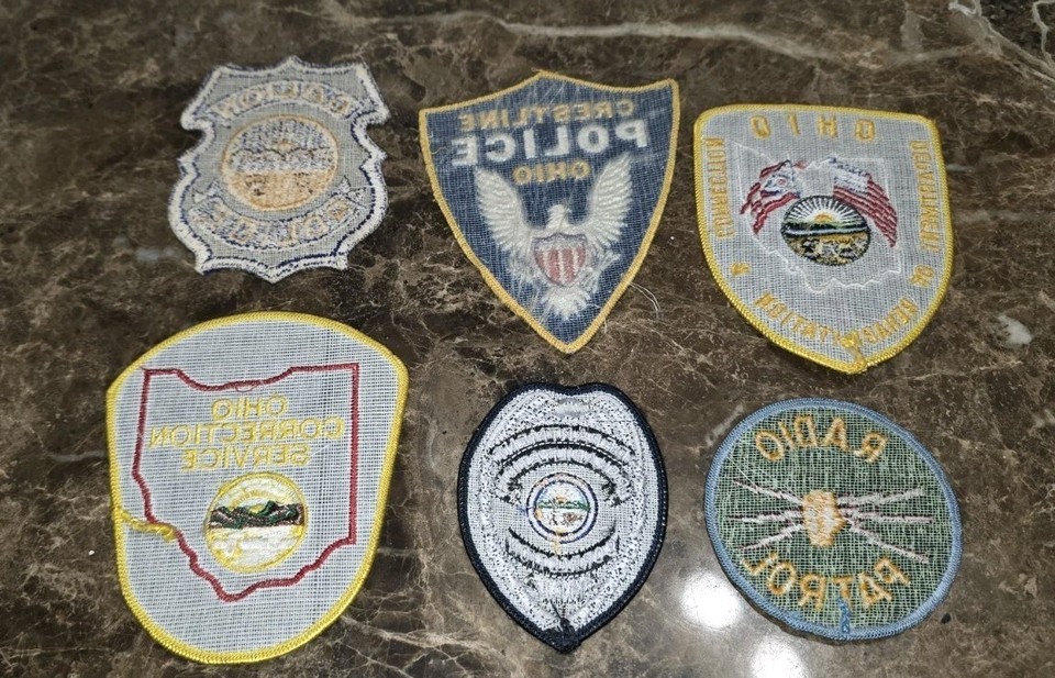 OHIO POLICE PATCH - LOT COLLECTION 6 PATCHES | eBay