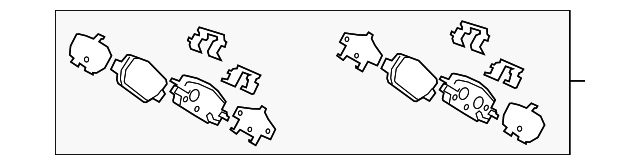 Genuine Honda CR-V Rear Brake Pad Set 43022-TLA-A00 | 1 Year | 43022TLAA00