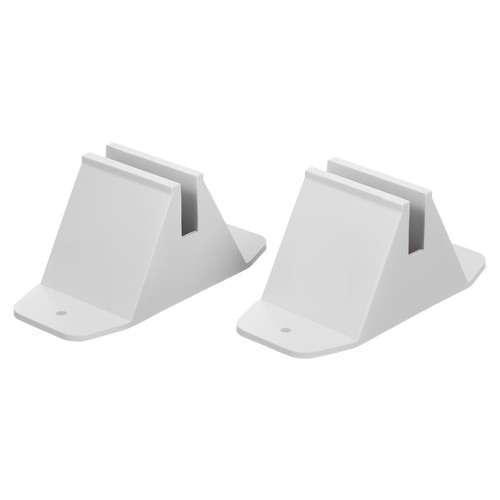 2 Pcs Plastic Fence Base Stand Holder for Small Garden Fence Lawn ...