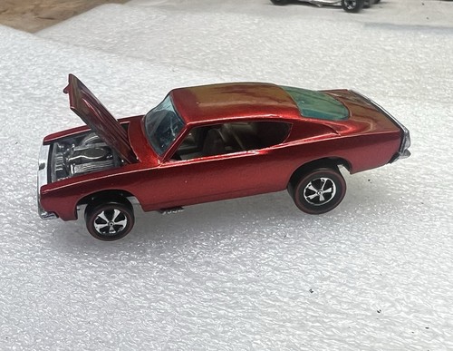 Hot Wheels Redlines *RESTORED* Custom Barracuda Spectraflame Red w ...