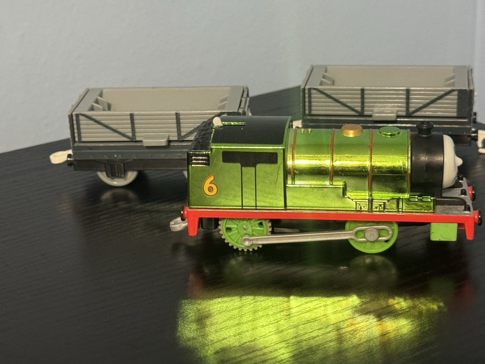 Thomas Trackmaster Custom Percy With Troublesome Trucks Working | eBay