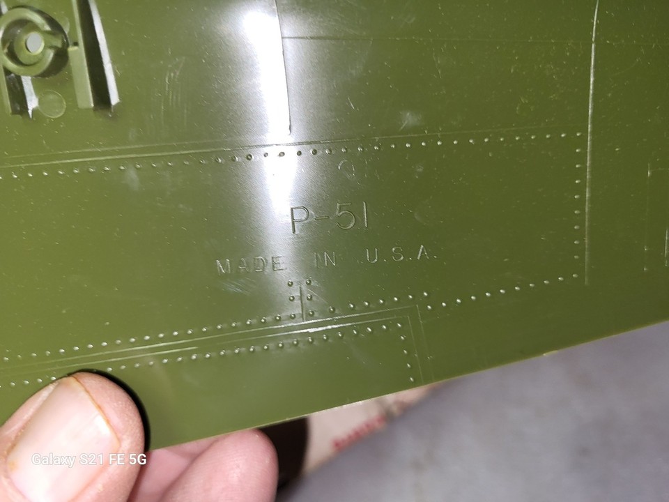 NOS Cox RC Airplane Green P-51 Mustang Wing Assembly 7600-4 | eBay