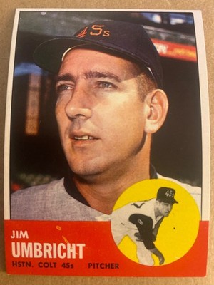 1963 Topps Amazing Set Break #99 Jim Umbricht NM/MT | eBay