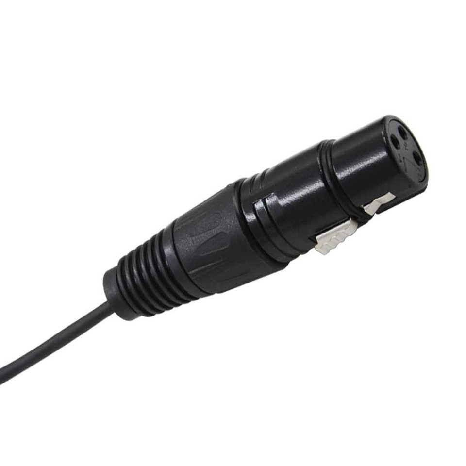 3 Socket Female to 3 Pin Male XLR Mini Plug XLR Cable XLR Femal to Mini ...