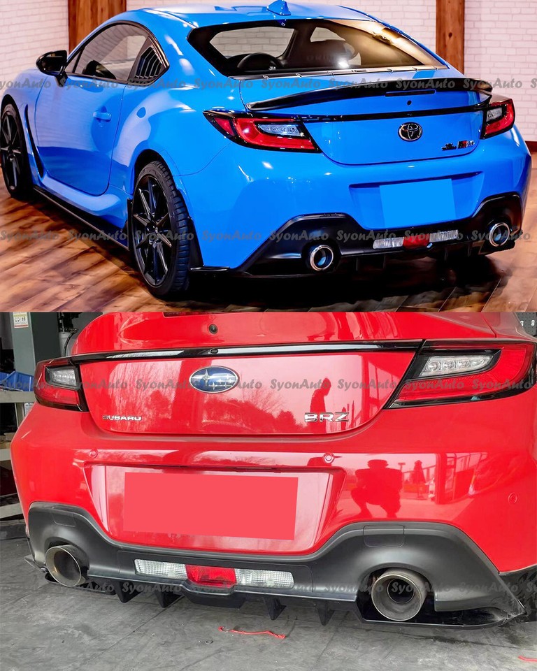 FITS 2022-2024 TOYOTA GR86 SUBARU BRZ AERO VORTEX STYLE REAR BUMPER ...