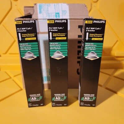Philips PL-C 26W/841/2P ALTO 26-Watt Fluorescent Lamp Bulb 2-Pin 4100K ...