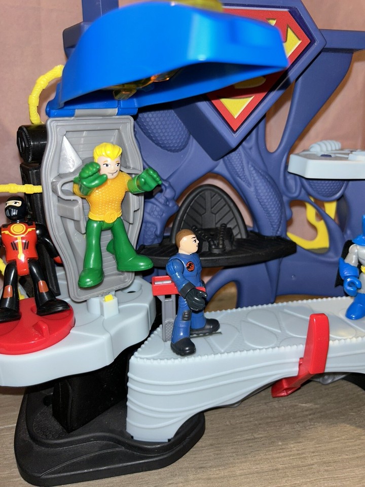 Fisher Price Imaginext Marvel Batman Batcave Gotham Jail Penguin Sub ...