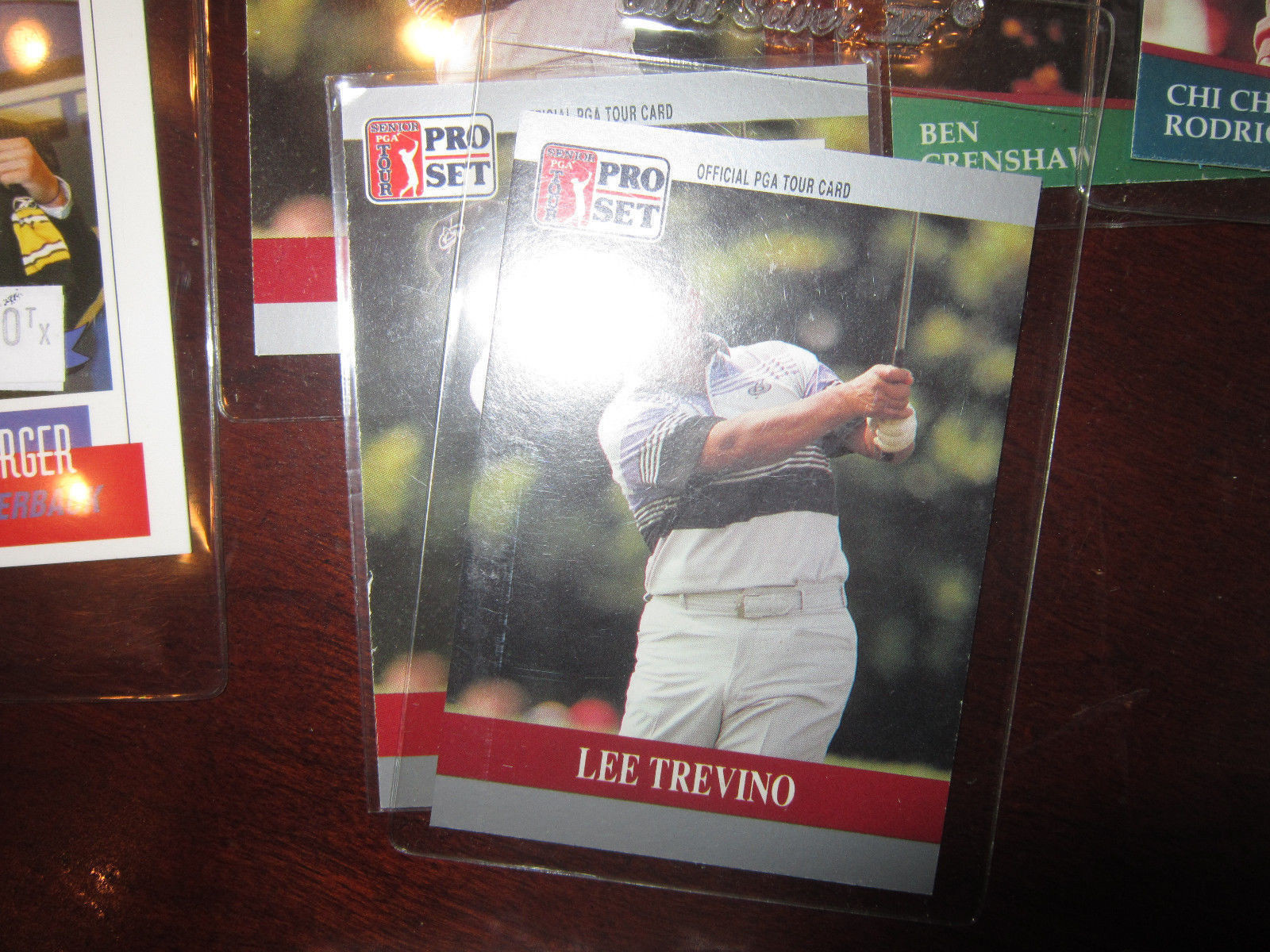 Lot of 3 1990 Pro Set Golf Lee Trevino Prototype cards Official PGA | eBay