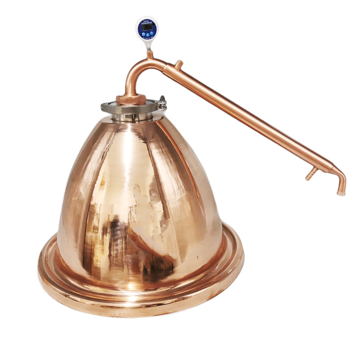 65L Alembic Copper Dome & Condensor Pot Still Kit Free power station ...