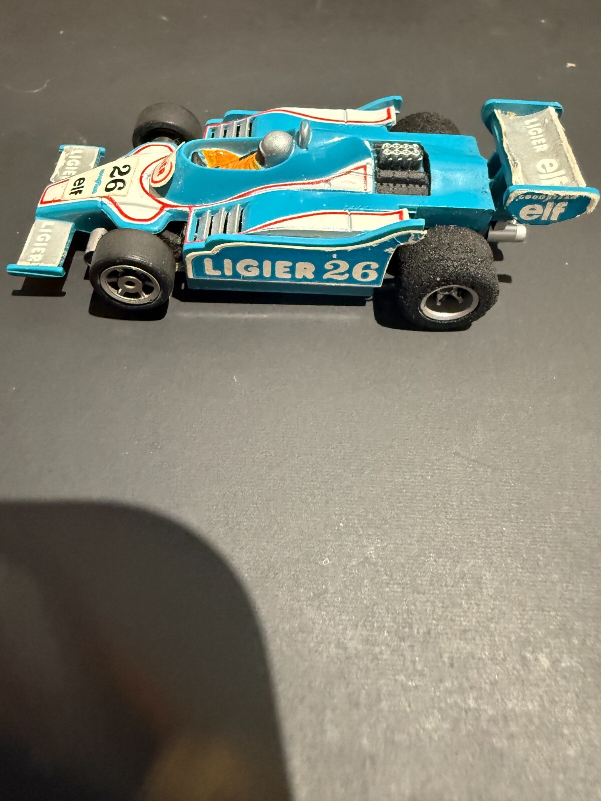 Aurora AFX GPLUS #1785 LIGIER #26 Formula 1 HO SLOT CAR - Blue/Red ...