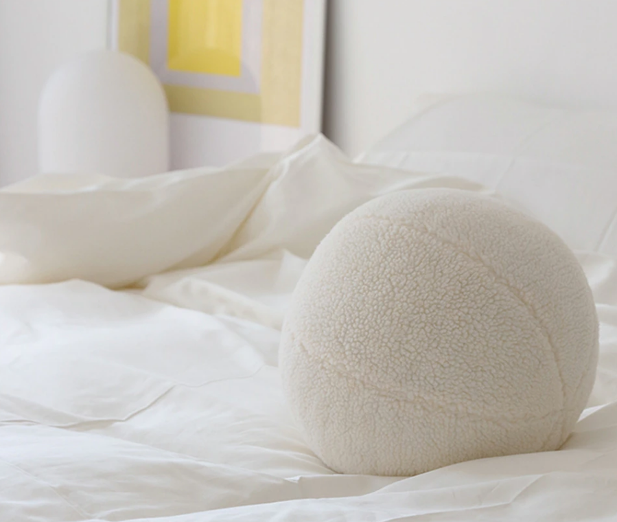Cute Soft Round Pillow Ball Plush Decorative Cushion Sofa Home Room ...