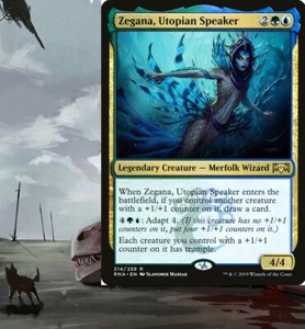Zegana, Utopian Speaker SIMIC Commander Deck Evolve Adapt EDH MTG Ready ...