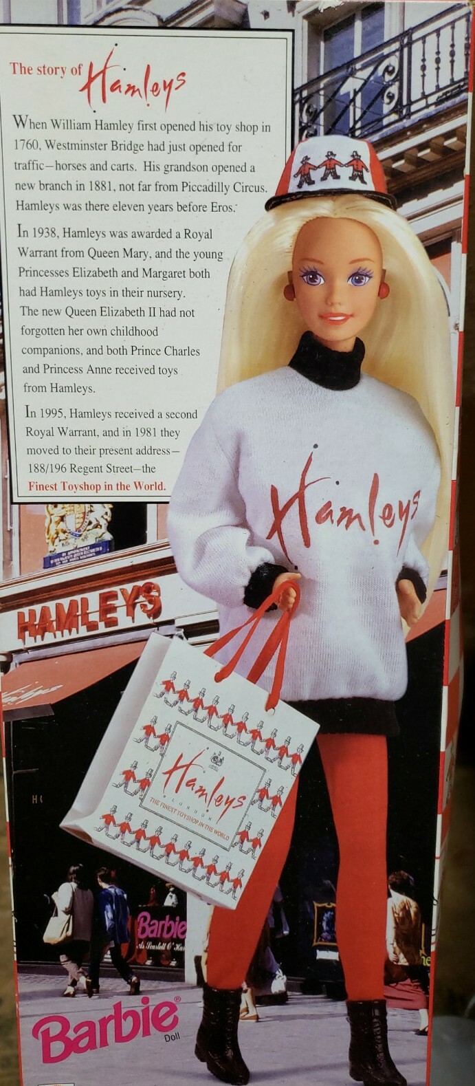 Mattel HAMLEYS WEST END BARBIE LONDON TOY STORE 1995 BNIB SPECIAL ...