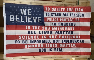 Republican Flag FREE SHIP We The People Save America Red Trump Gun USA ...