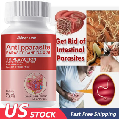 Parasite Cleanse DETOX Liver Colon Yeast Killer Pills All Natural Detox ...