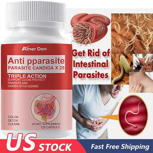 Parasite Cleanse DETOX Liver Colon Yeast Killer Pills All Natural Detox ...