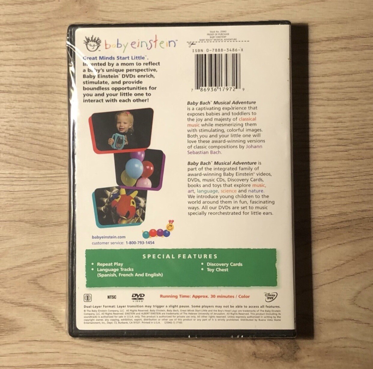“Baby Einstein: Baby Bach Musical Adventure” New DVD | eBay