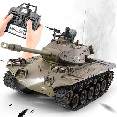 Heng Long 1/16 Scale RC Tanks,Remote Control 2.4ghz US M41A3 Walker ...