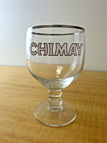 Chimay Beer Chalice with Silver Rim Trappist Belgian Ale Glasses ...