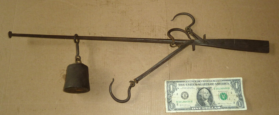 Antique Steelyard,Beam Scale,No.8,Old Farm,General Store Tool,A.21 ...