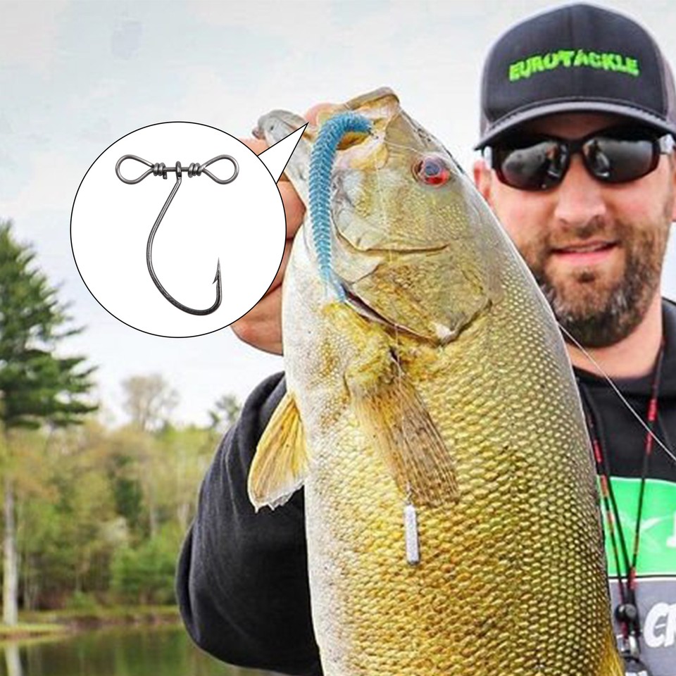 Drop Shot Hooks in-line Drop Shot Rig and Swivels Fishing Hooks for ...