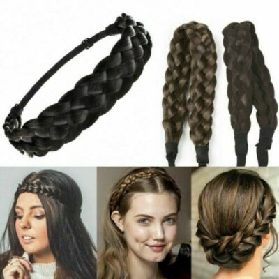 Band Braided Synthetic Elastic Wear Hair Accessories Plait Plaited Hair ...